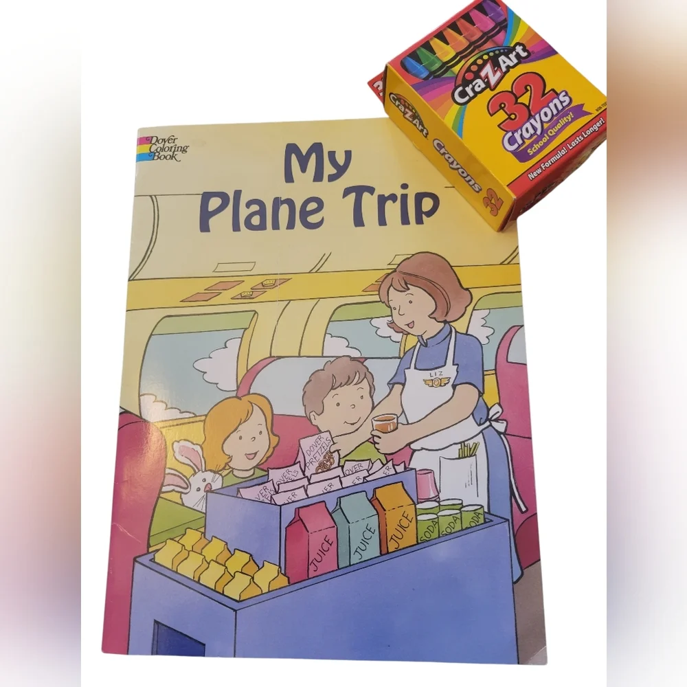 Cathy Beylon | Toys | First Plane Trip Coloring Book And Story By Cathy ...